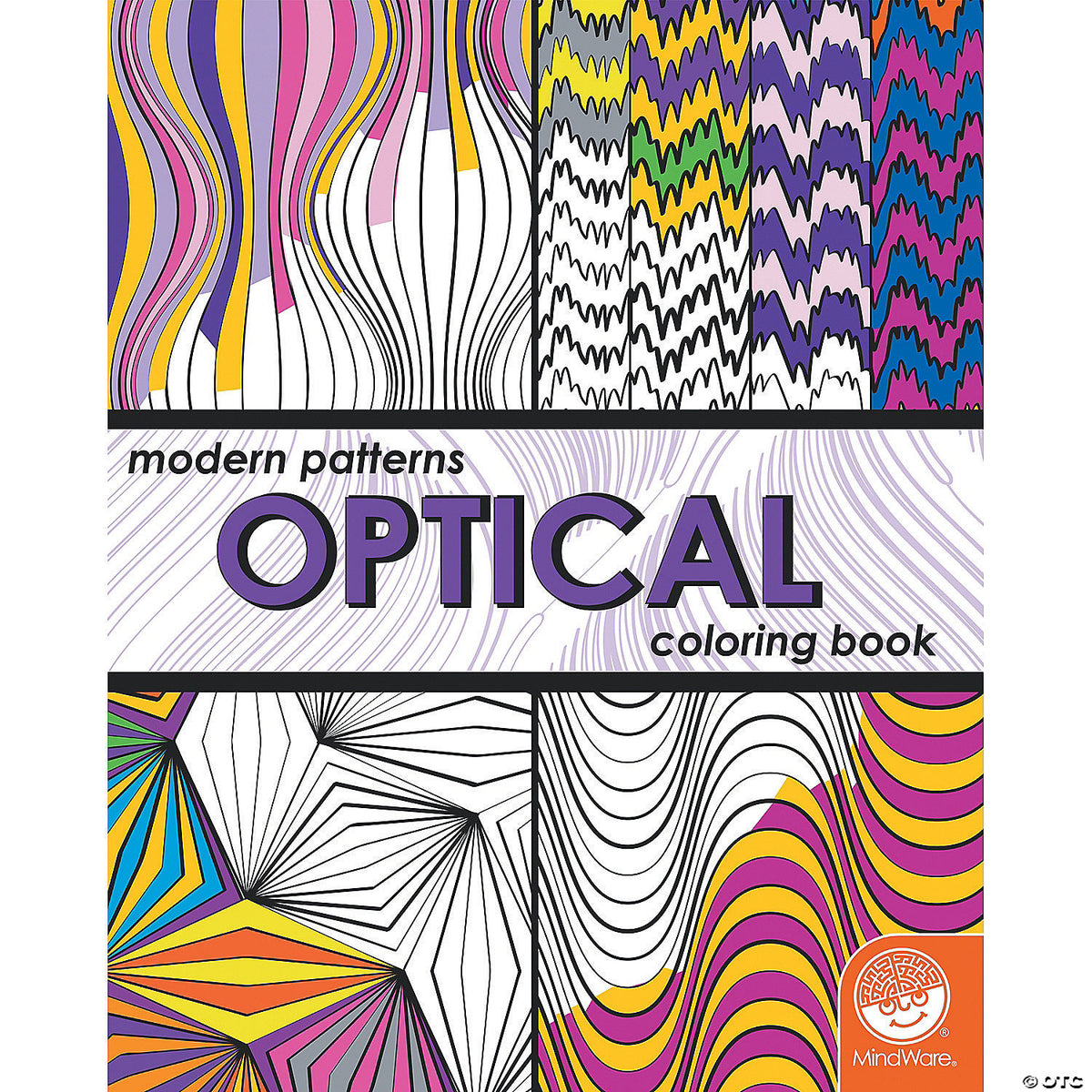 op art coloring book